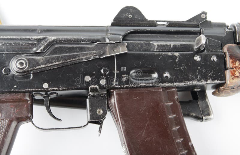 Fusil De Kalachnikov Première Position De Levier De Sécurité Image ...