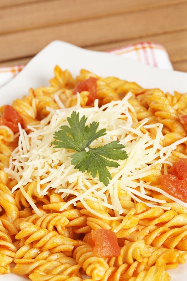 Fusilli stock photo. Image of pasta, lunch, cheese, fusilli - 7241552
