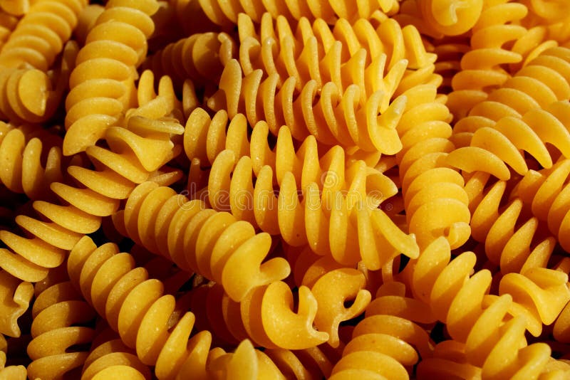 Fusilli italian pasta stock image. Image of uncooked - 89659819