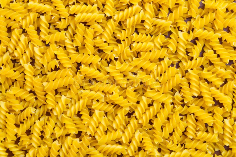 Fusilli macaroni texture stock photo. Image of cooking - 110855442