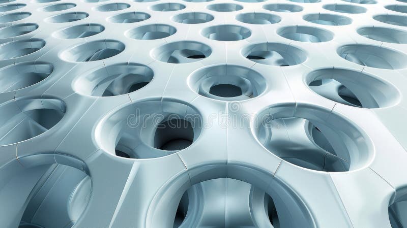 A Fusion of Circles Triangles and Squares Creating a Captivating Grid ...