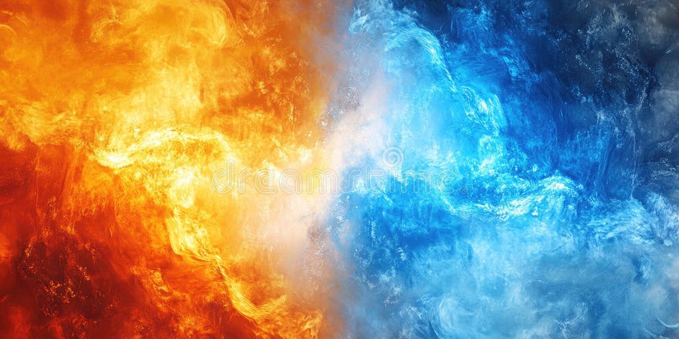 The Fusion of Fire and Ice: a Harmonious Battle of Extremes in Nature ...