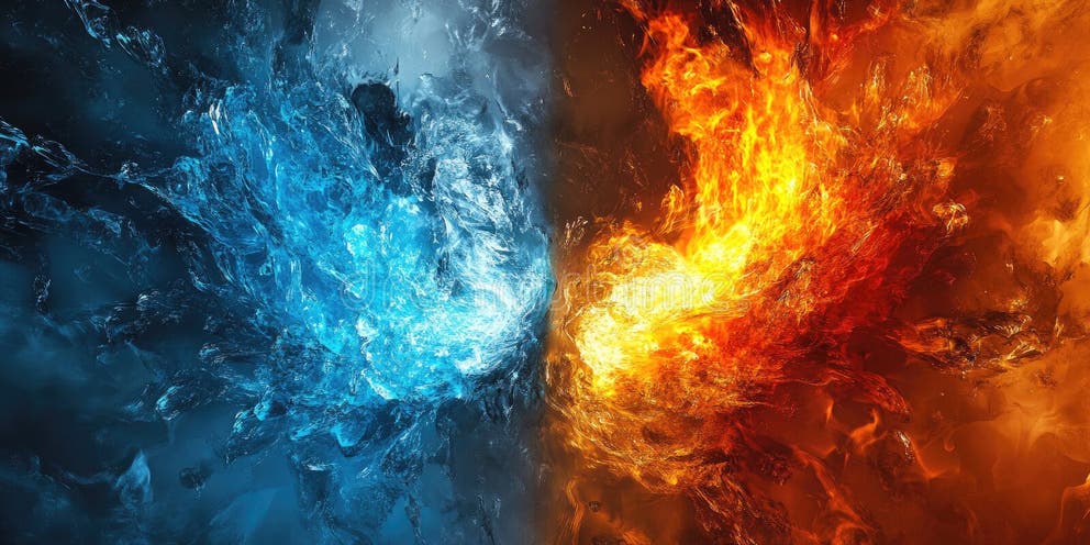 The Fusion of Fire and Ice: a Harmonious Battle of Extremes in Nature ...