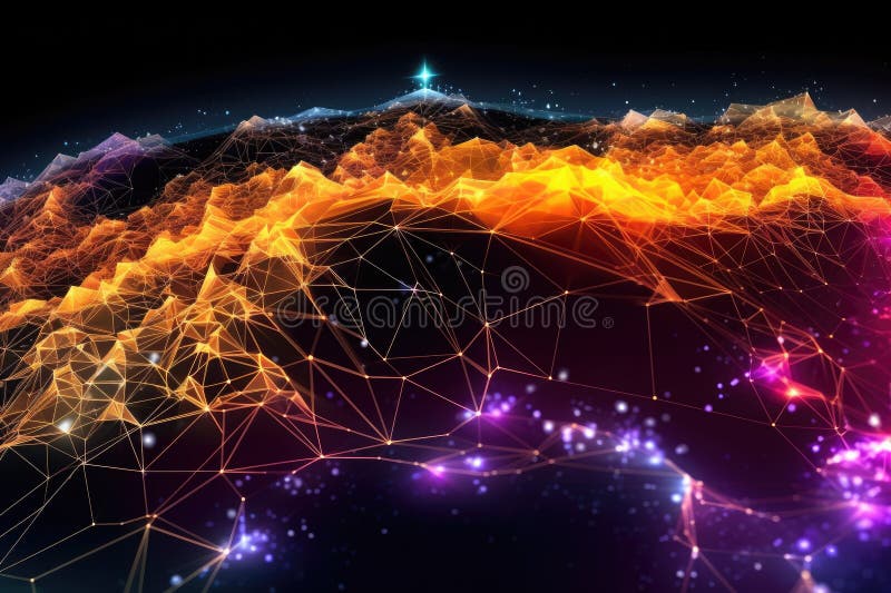 Fusion of Geometric Shapes, Metallic Surfaces, and Illuminated Lines ...