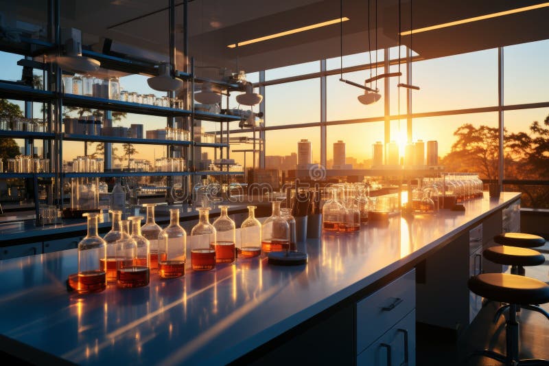 Fusion of Modern Technology and Nature Sunlight through Glass Walls of ...