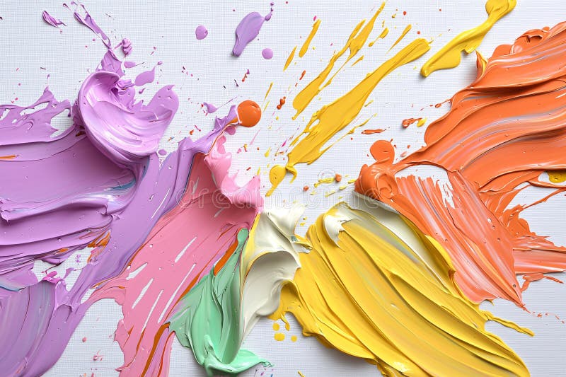 A Fusion of Nature, Balance and Creativity Vivid Abstract Art without ...