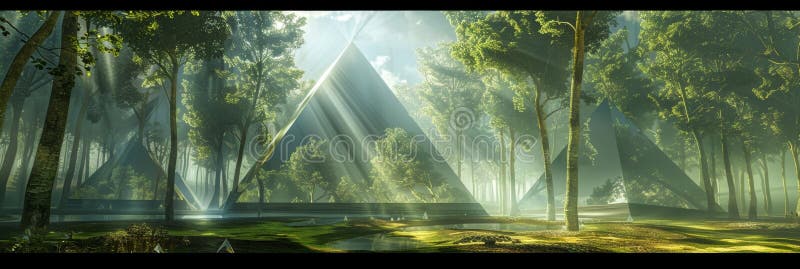 A Fusion of Nature and Geometry with Pyramid Shapes Incorporated into a ...