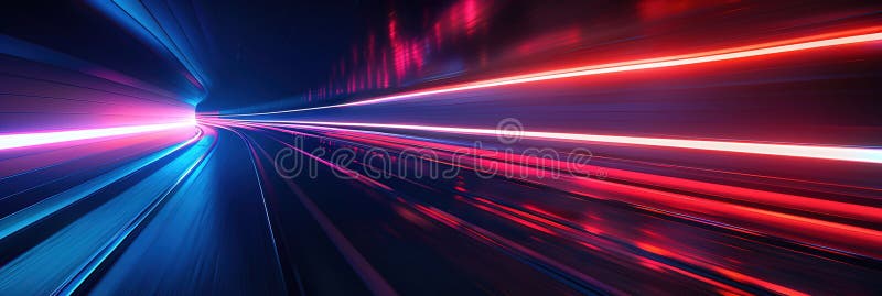 A Fusion of Neon Glow and Sparkling Motion Light, the Artful Dance of ...