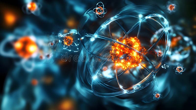 Fusion of Nuclear Fission and Atomic Particles Visualizing Complex ...