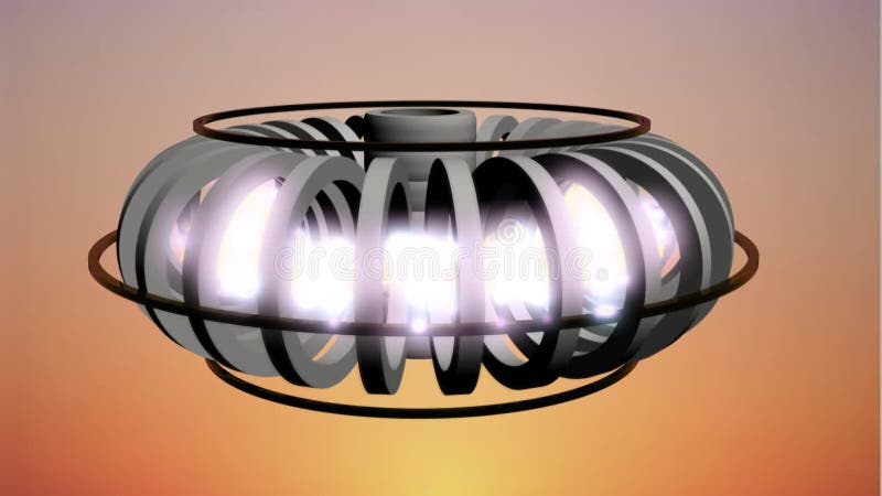 Fusion Reactor Animation stock video. Video of power - 65094917
