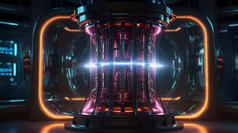 Fusion Reactor Concept Generating Plasma Energy in a Futuristic Setting ...