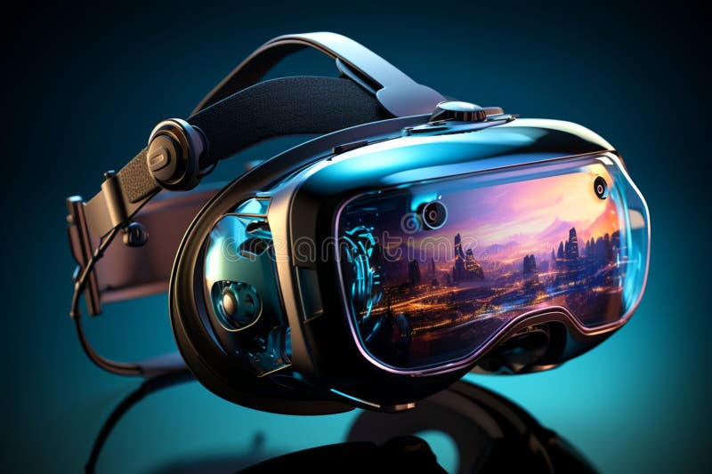 Fusion of Tech and Vision Virtual Reality Headset Epitomizes Digital ...