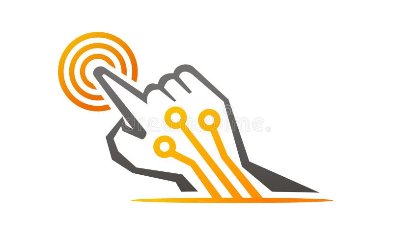 Fusion Technology and Human Stock Vector - Illustration of circuit ...