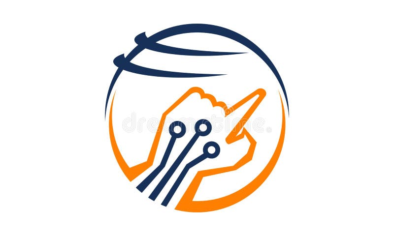 Fusion Technology and Human Stock Vector - Illustration of board ...