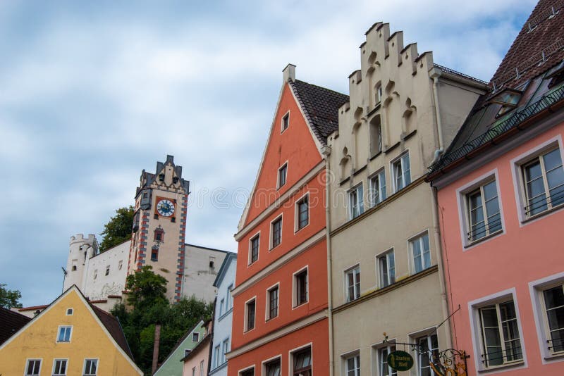 Fussen Bavarian City Famous for Its Castle on the Romantic Road ...