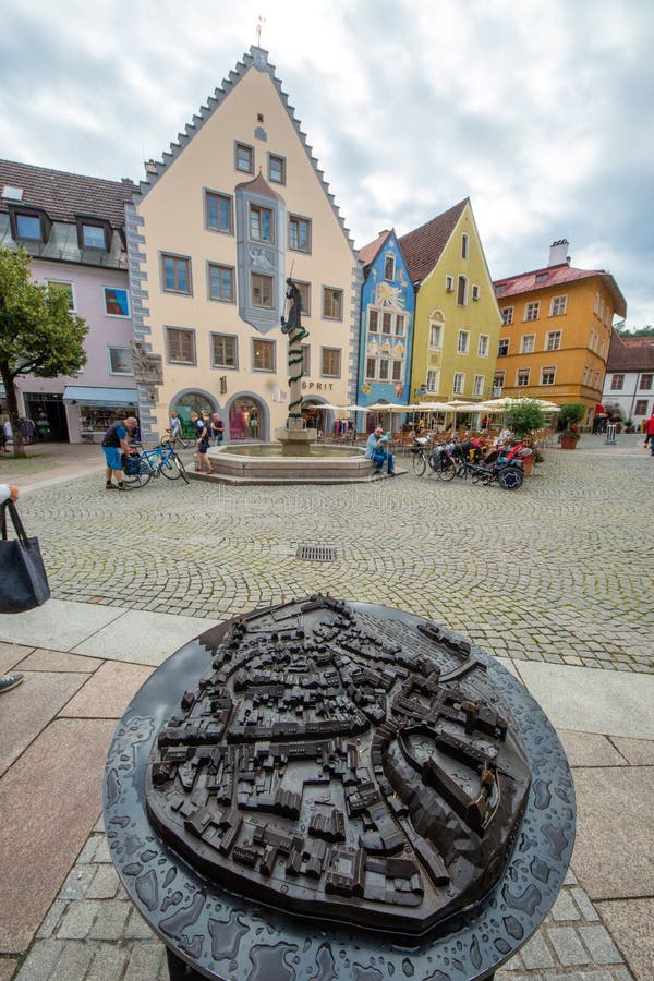 Fussen Bavarian City Famous for Its Castle on the Romantic Road ...