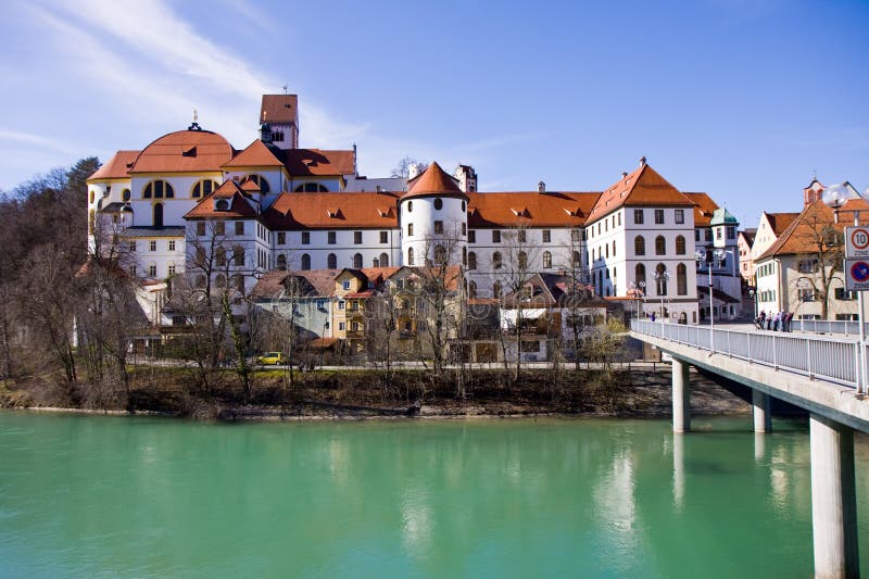Architecture of Fussen. Germany Stock Photo - Image of building, center ...