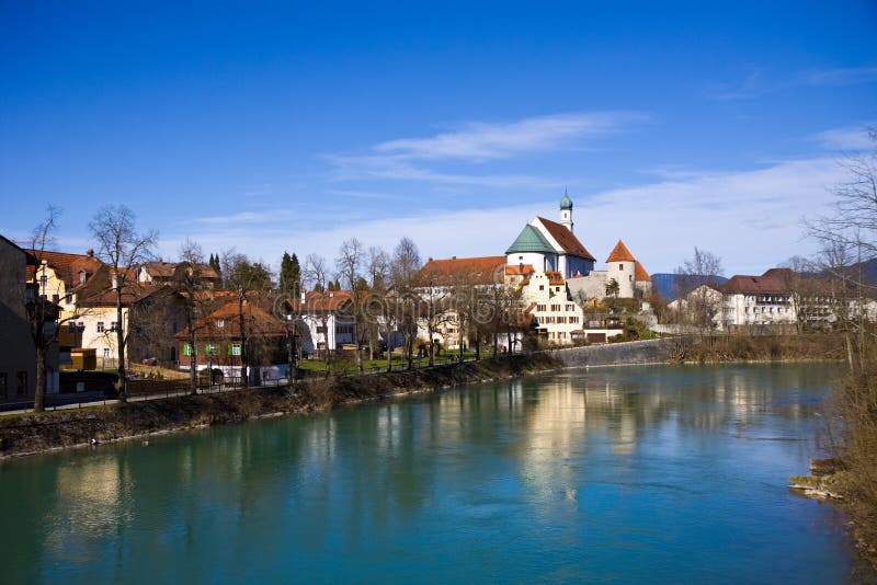 Architecture of Fussen. Germany Stock Photo - Image of building, center ...