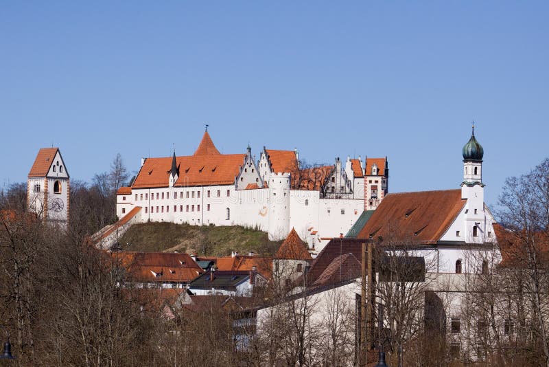 Fussen castle stock image. Image of heritage, mansion - 36573269