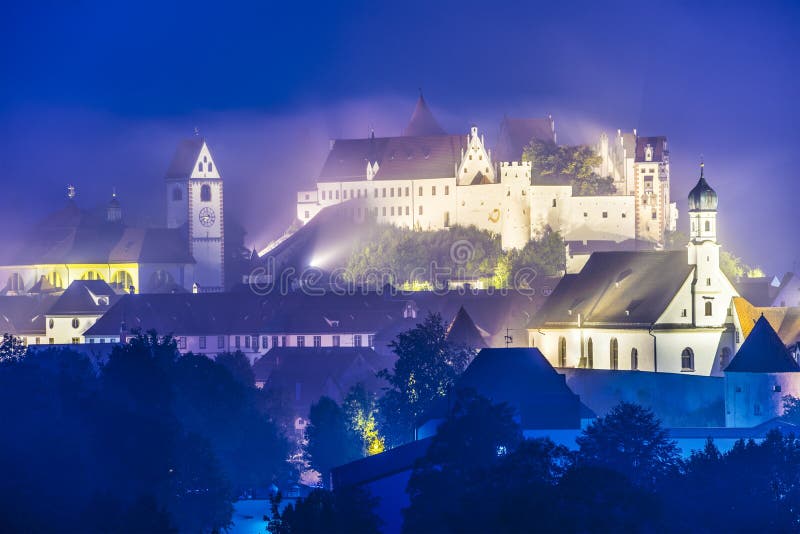 Fussen Germany stock image. Image of churches, europe - 35685799