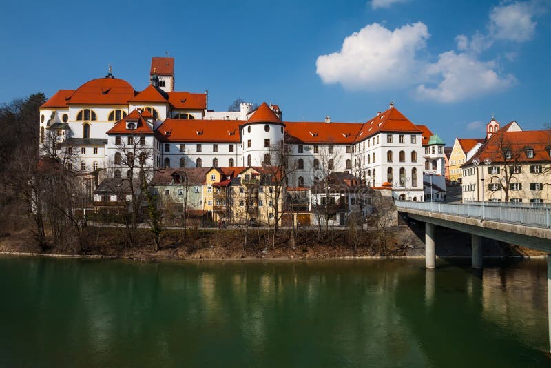 Fussen, Germany Old Town Street Stock Image - Image of europe, altstadt ...
