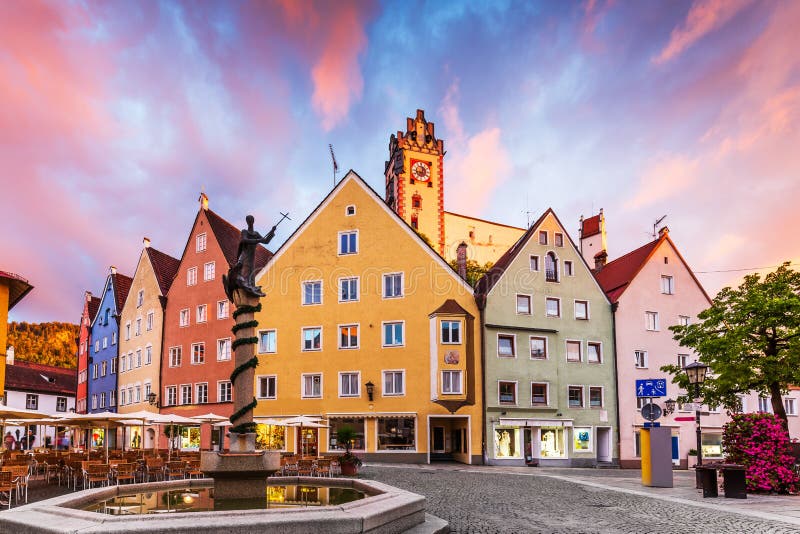 Fussen, Germany stock photo. Image of germany, famous - 165060350