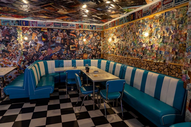 04.11 editorial stock photo. Image of restaurant, retro - 267695833