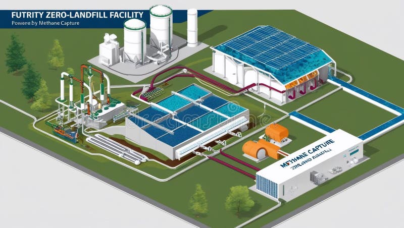 Futrity Zero Landfill Facility Stock Illustrations – 1 Futrity Zero ...