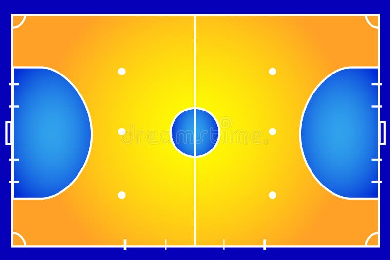 Futsal court vector stock vector. Illustration of layout - 151506865