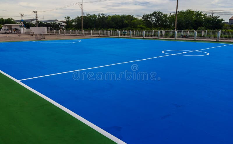 Futsal field stock image. Image of closeup, goal, abstract - 76846301