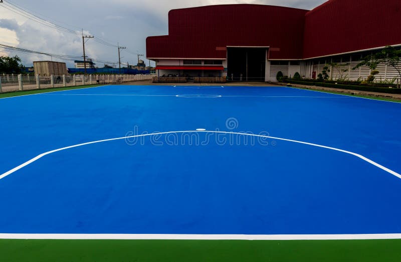 Futsal field stock image. Image of field, granite, material - 76846413