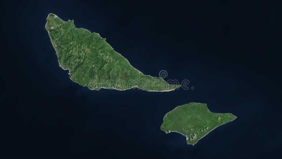 Futuna Island - Wallis and Futuna Highlighted. Low-res Satellite Stock ...