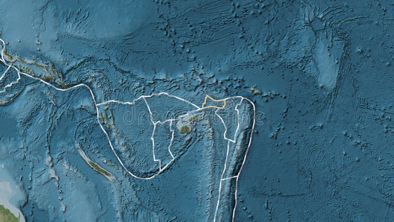 Placă Futuna Schițată. Fag. Topografic Stock Illustration - Ilustrare ...