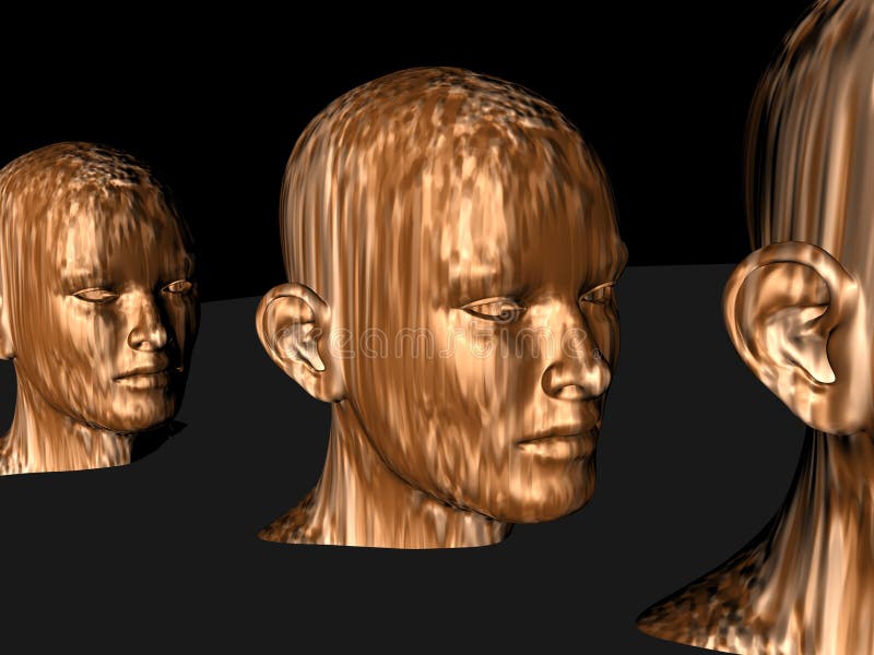 Future stock illustration. Illustration of concept, faces - 10733743