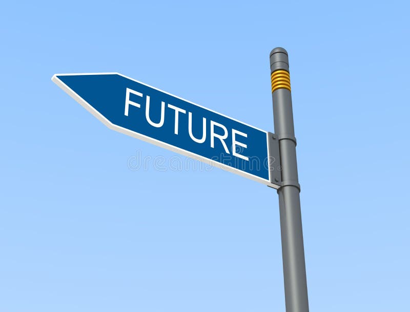 Future direction stock illustration. Illustration of arrow - 12794514