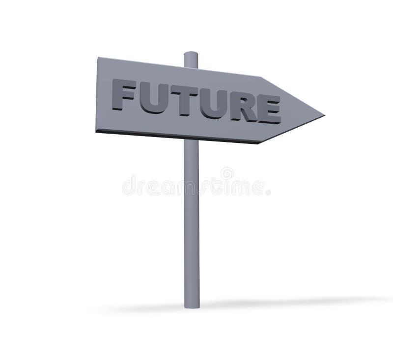 Future stock illustration. Illustration of pointer, future - 9293962