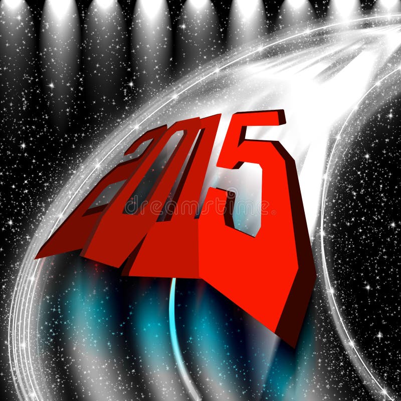 Into the Future, 2015 stock illustration. Illustration of black - 46391380