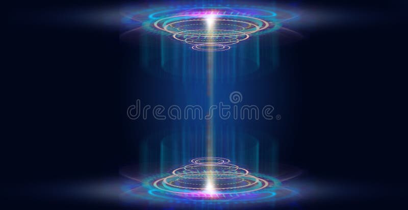 Future abstract lighting stock illustration. Illustration of innovation ...