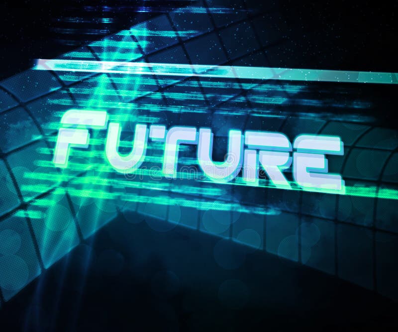 Future Abstract Source Code Background Stock Illustration ...