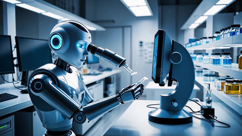 Future of Advanced Robotics Technologies in a Laboratory Setting Stock ...