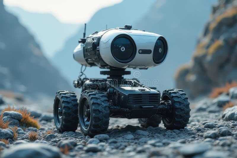 Future AI Explorations in Automation Stock Illustration - Illustration ...