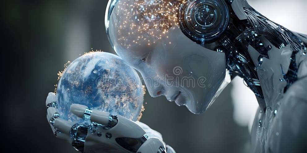 The Future of AI a Robots Contemplation on Global Data Stock ...