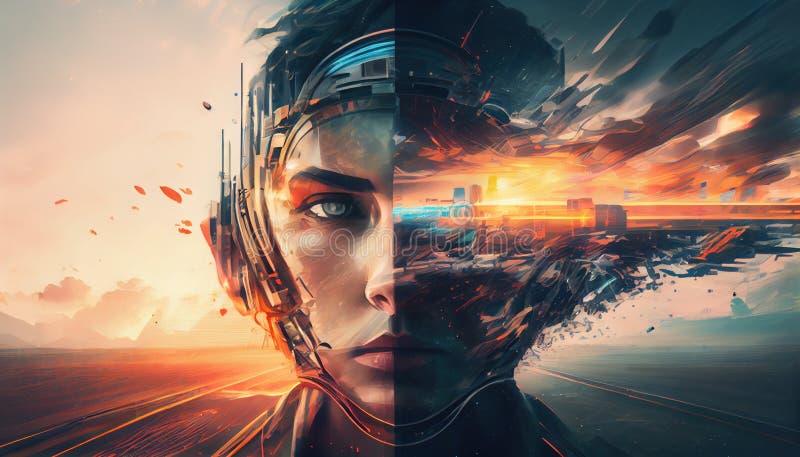 The Future of AI Wars: Human Vs AI, Made with Generative AI Stock ... The Future of AI Wars: Human Vs AI, Made with Generative AI Stock ...