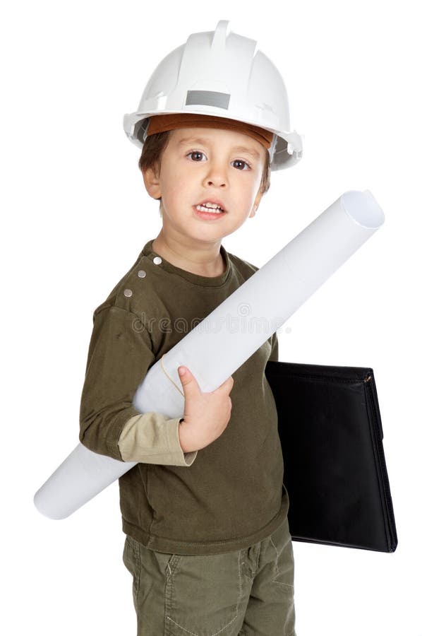 Future architect stock photo. Image of child, infant, engineer - 1616710