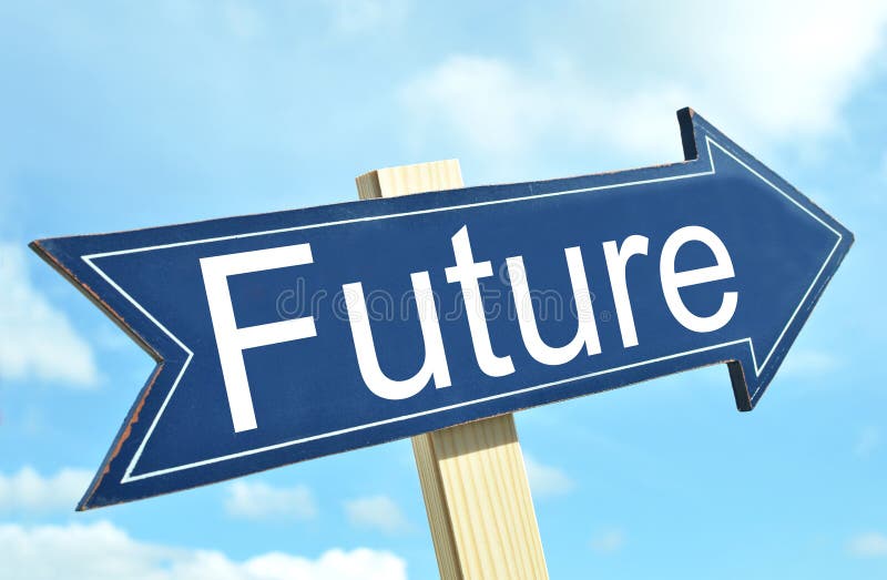 Future arrow stock image. Image of sign, goal, plate - 37379177