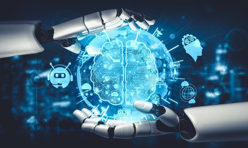 Future Artificial Intelligence and Machine Learning for AI Droid Robot ...