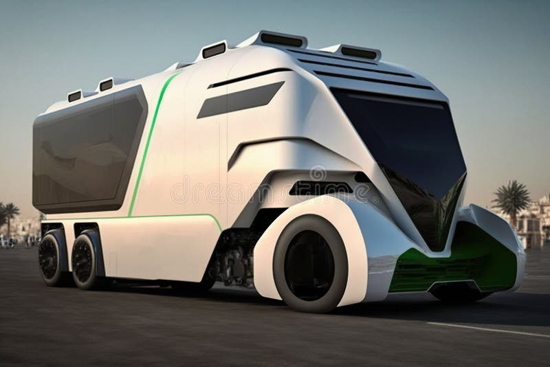 Future of Autonomus Garbage Truck with Separate Waste, Created with ... Future of Autonomus Garbage Truck with Separate Waste, Created with ...