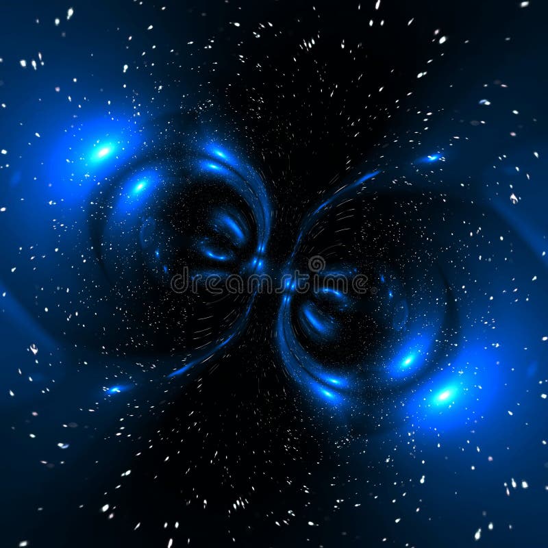 Future Blue Abstract Background Blurs and Shades Stock Illustration ...