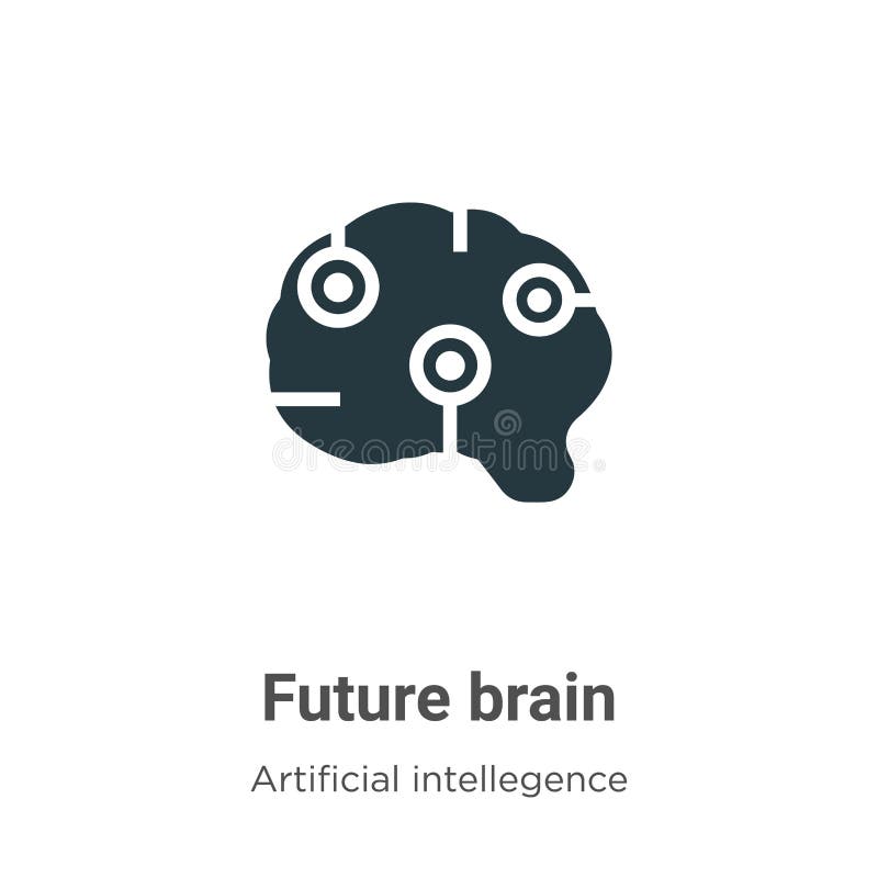 Future Brain Icon Vector. Trendy Flat Future Brain Icon from Artificial ...
