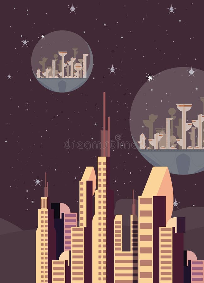 Future Building Architecture Stock Illustration - Illustration of ...